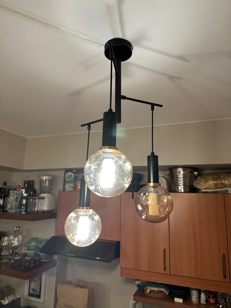 Drop lamp ceiling light, Furniture & Home Living, Lighting & Fans ...