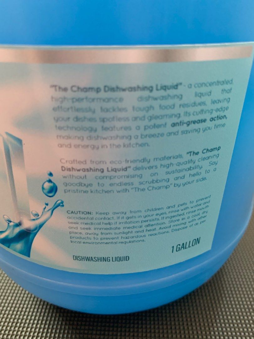 Everything on a Budget The Champ Dishwashing Liquid 1 Gallon / 3.78 ...