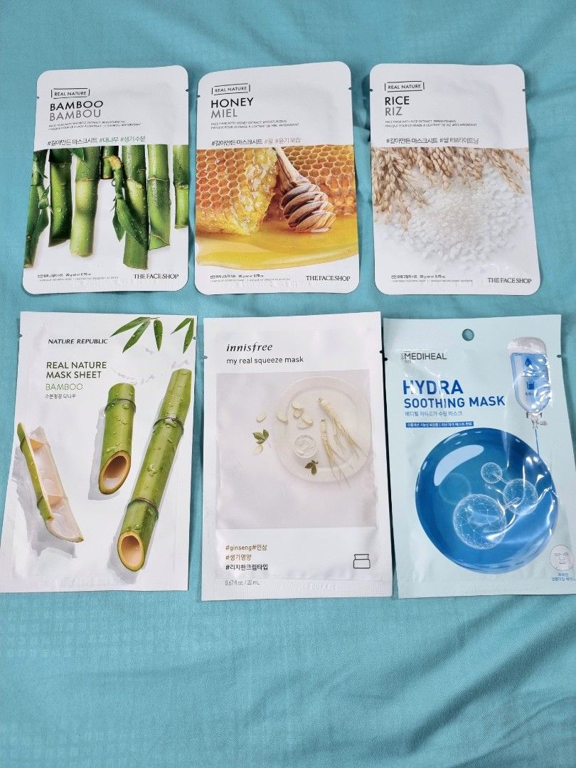 Facial mask- Torriden Goodal Thefaceshop Mediheal Naturerepublic ...