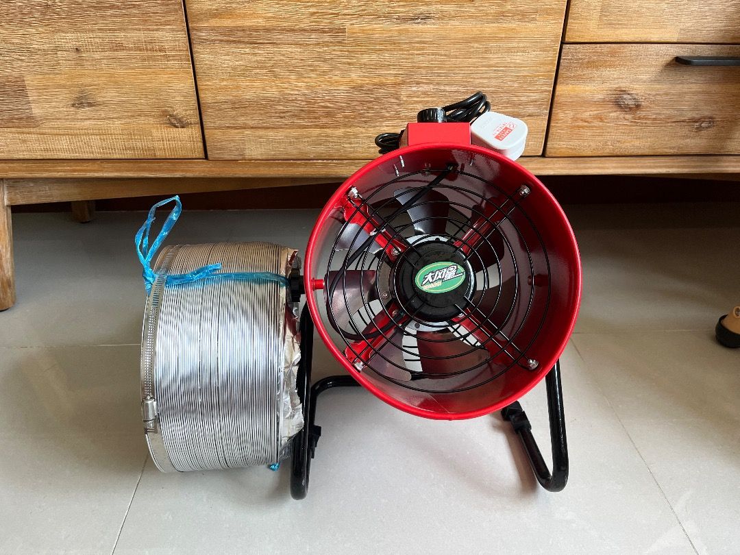 FAN Ventilation Fan 10 inch extractor flow pressure control fan ...