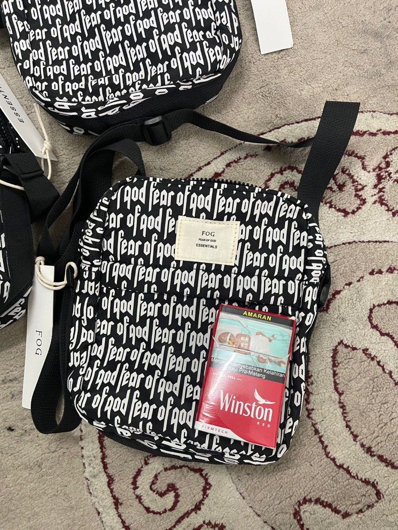 Fear of god (Essential) bag, Men's Fashion, Bags, Sling Bags on Carousell