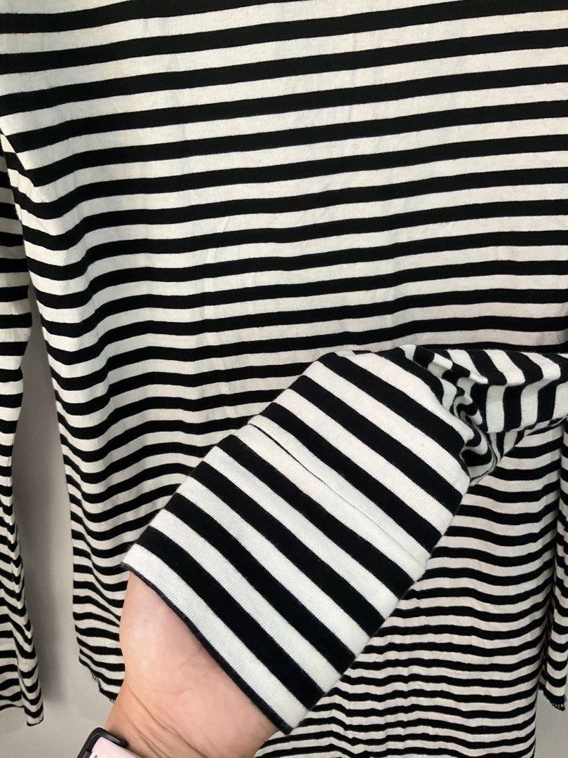 FEAR OF GOD Mens Shirt Third Collection 2014-2015 Striped Elongated Top ...