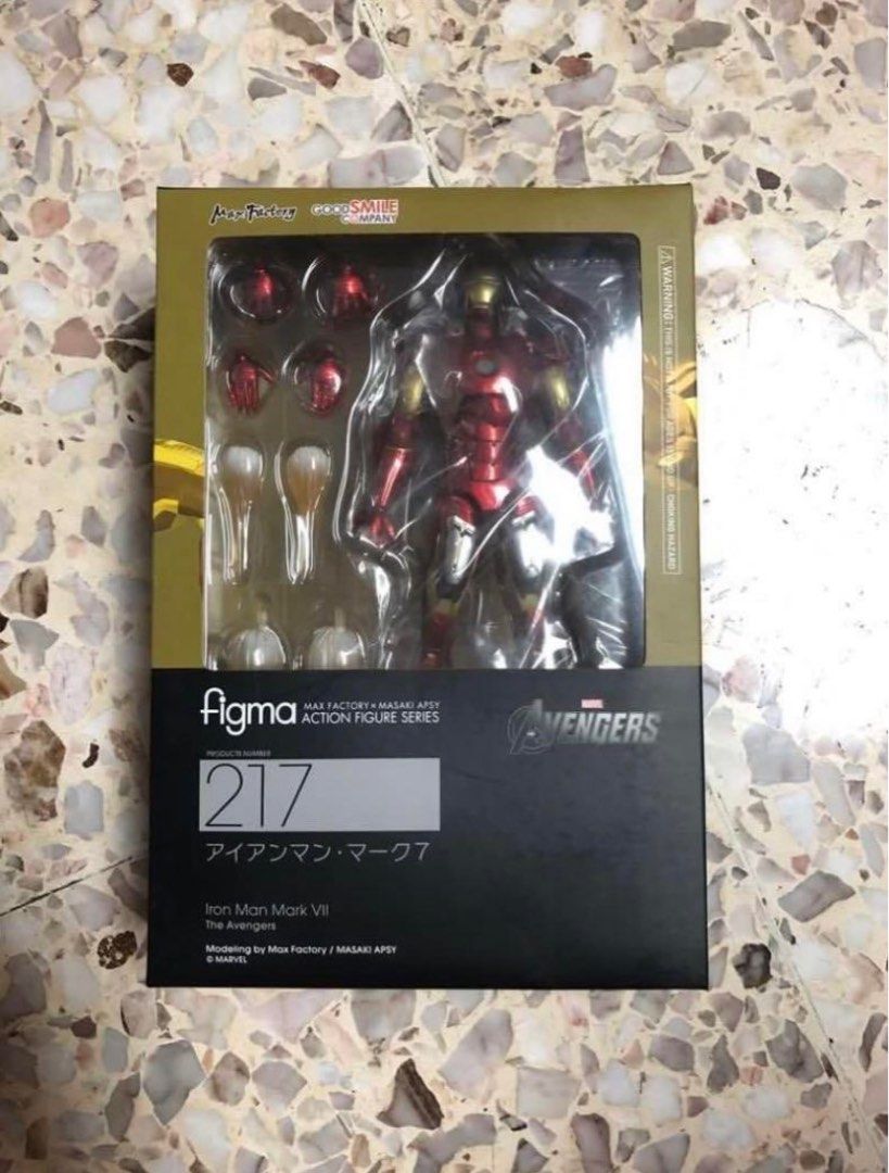 Figma 217 Iron Man Mark VII, Hobbies & Toys, Toys & Games on Carousell