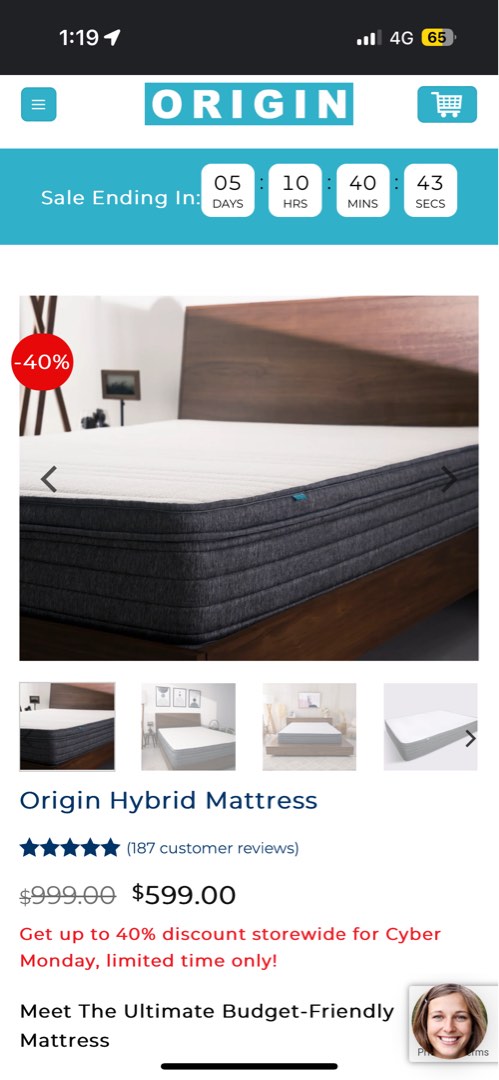 FREE: Origin Queen Mattress (Self pick-up), Furniture & Home Living ...