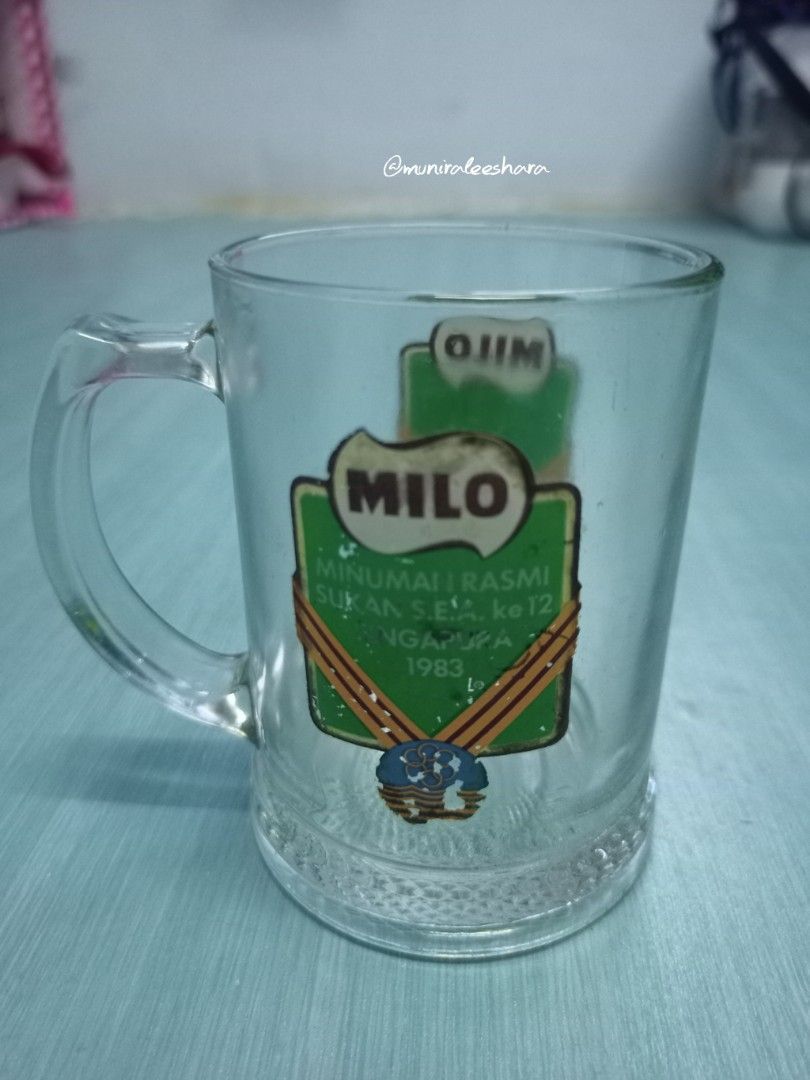 Gelas Milo Sukan Sea Singapore 1983, Hobbies & Toys, Collectibles ...