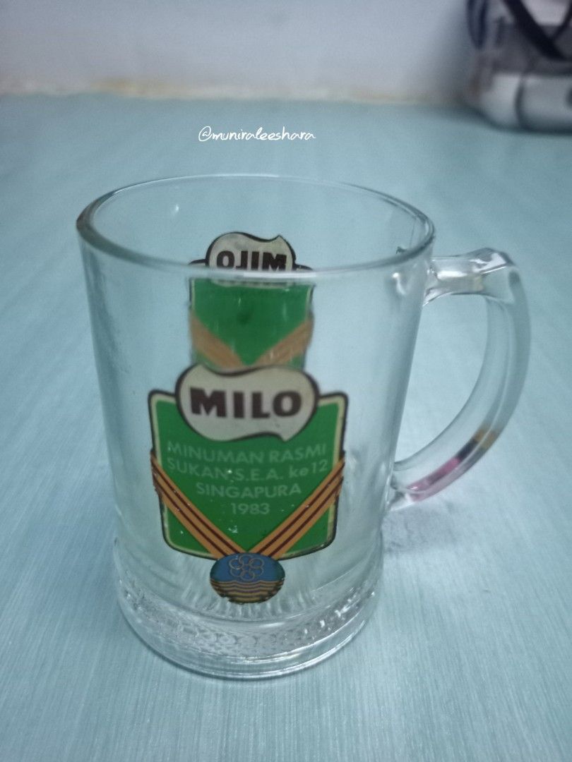 Gelas Milo Sukan Sea Singapore 1983, Hobbies & Toys, Collectibles ...