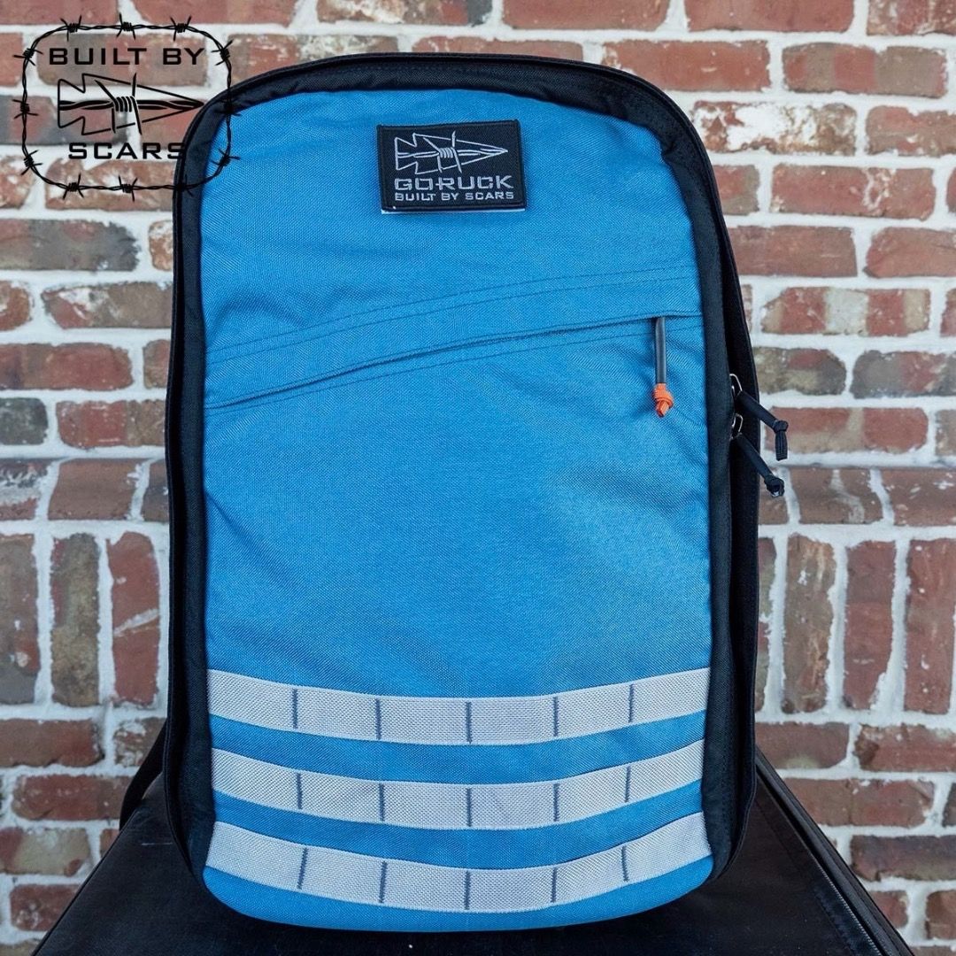 GORUCK GR1 26L Built By SCARS Custom Front Panel Sky Blue, Men's ...