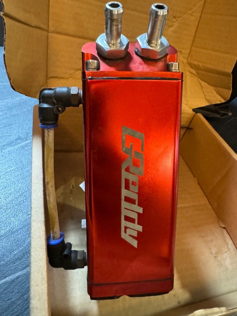 GREDDY OIL CATCH CAN, Car Accessories, Accessories on Carousell