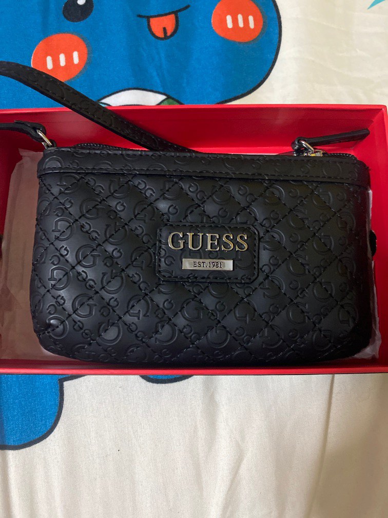 GUESS POUCH, Women's Fashion, Bags & Wallets, Purses & Pouches on Carousell