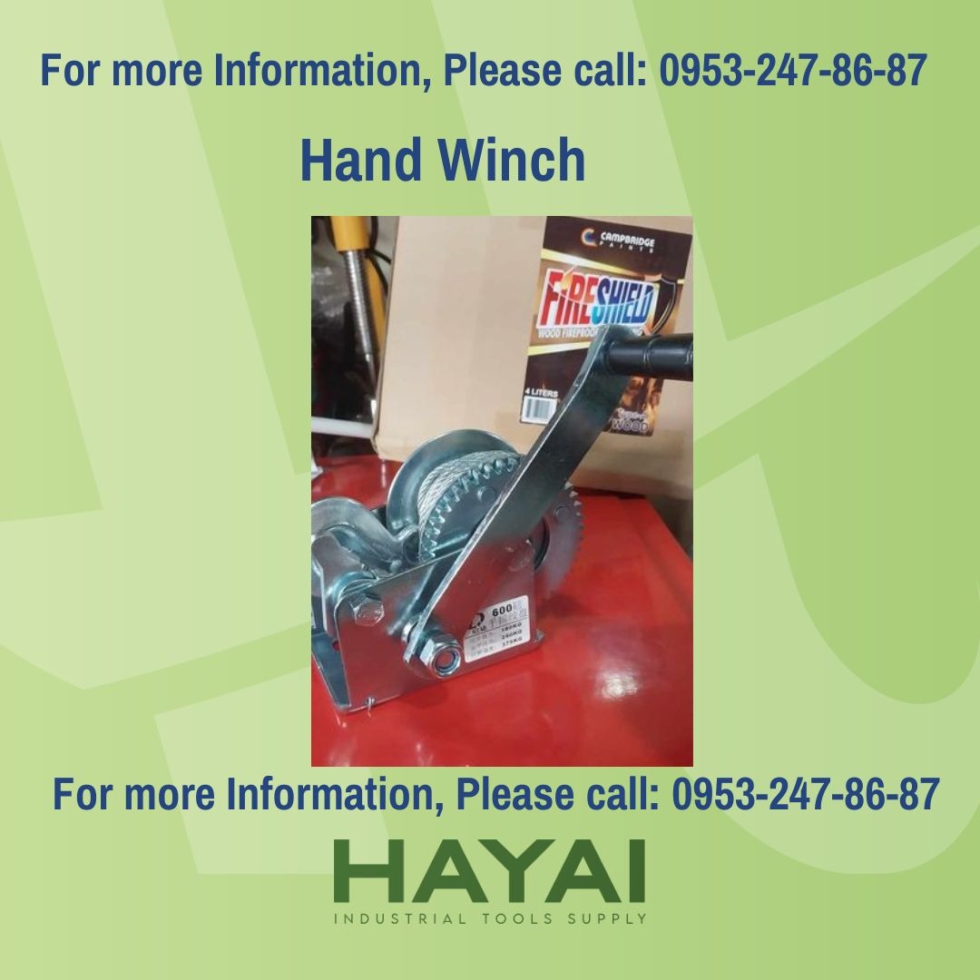 Hand Winch, Commercial & Industrial, Construction Tools & Equipment on ...