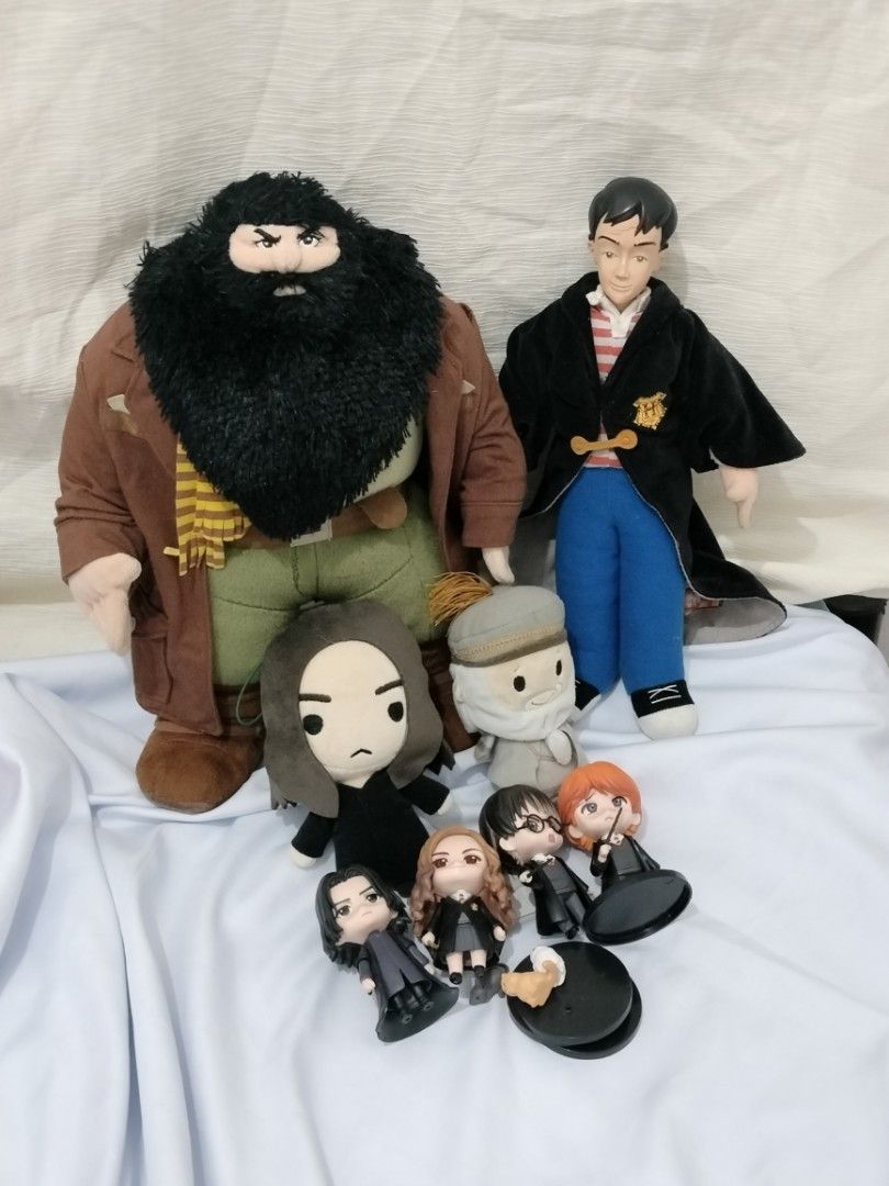 Harry Potter, Hagrid, Dumbledore, and Snape Plushies Toy, Hobbies ...