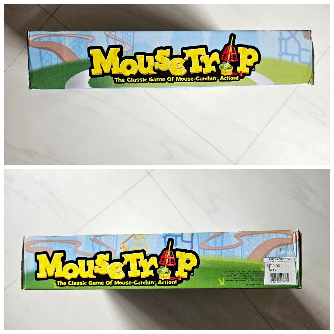 Hasbro Mouse Trap Kids Board Game Kids Game for 2-4 Players Ages : AGE ...