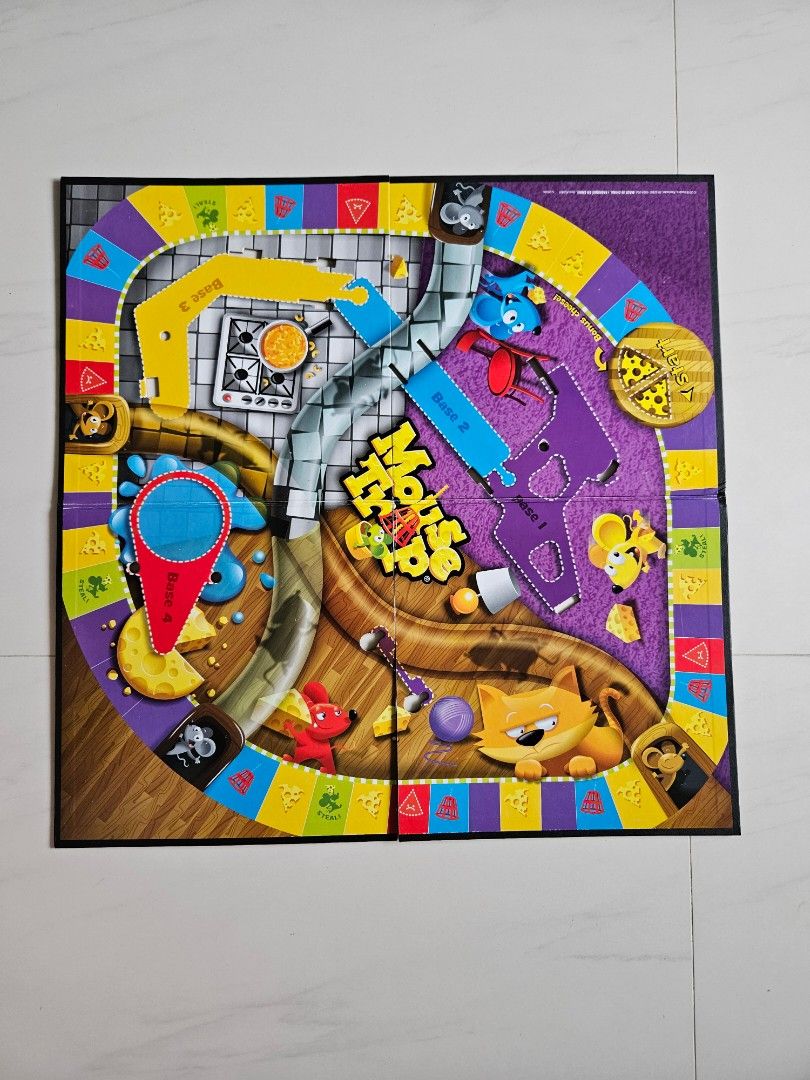 Hasbro Mouse Trap Kids Board Game Kids Game for 2-4 Players Ages : AGE ...