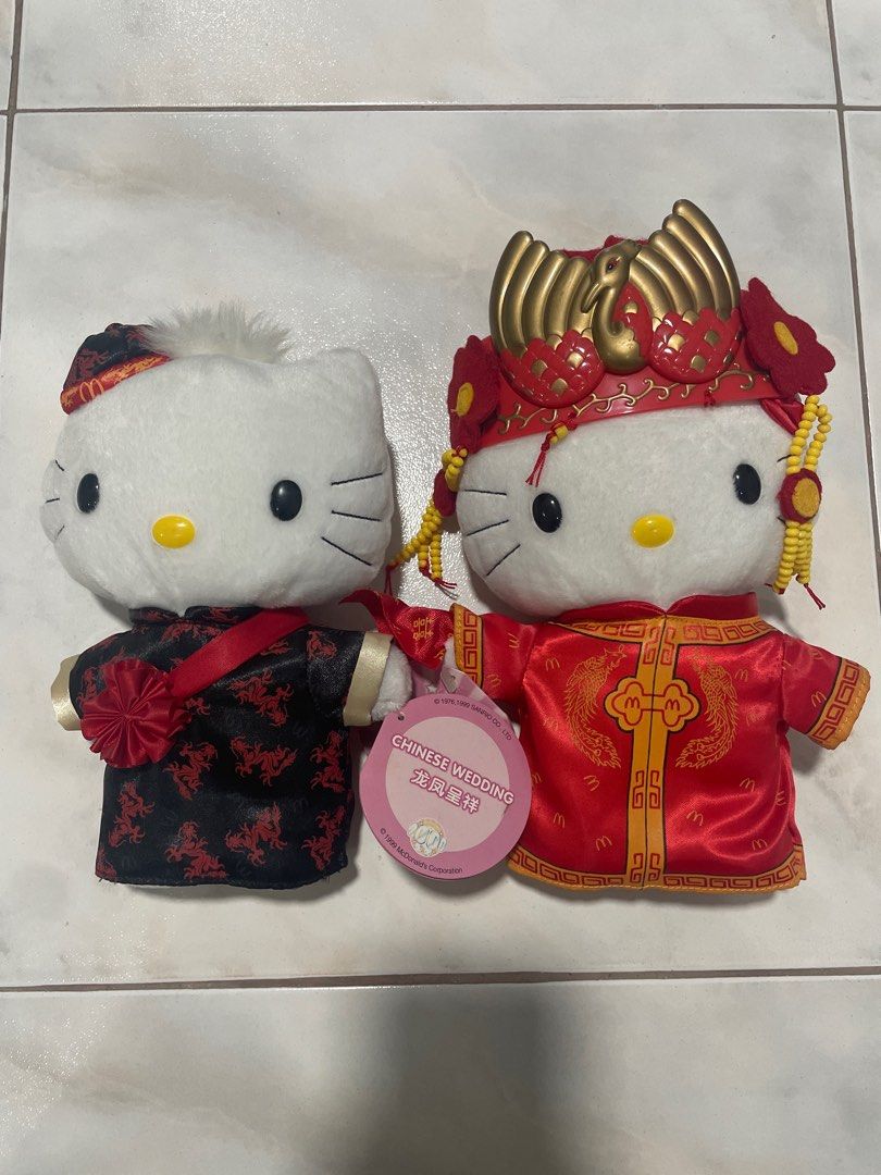Hello Kitty McDonalds Limited Edition Wedding Set, Hobbies & Toys, Memorabilia & Collectibles ...