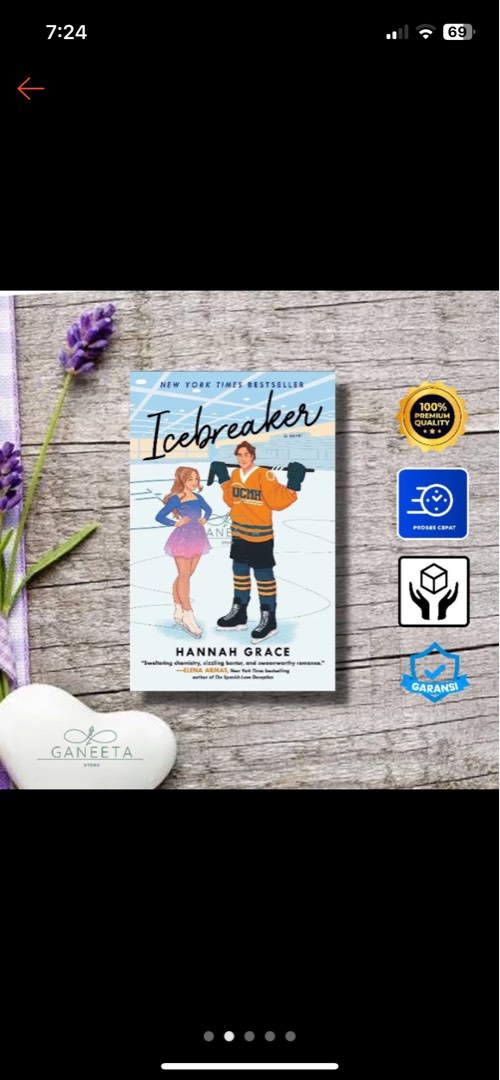 ICEBREAKER BY HANNAH GRACE, Hobbies & Toys, Books & Magazines, Fiction ...