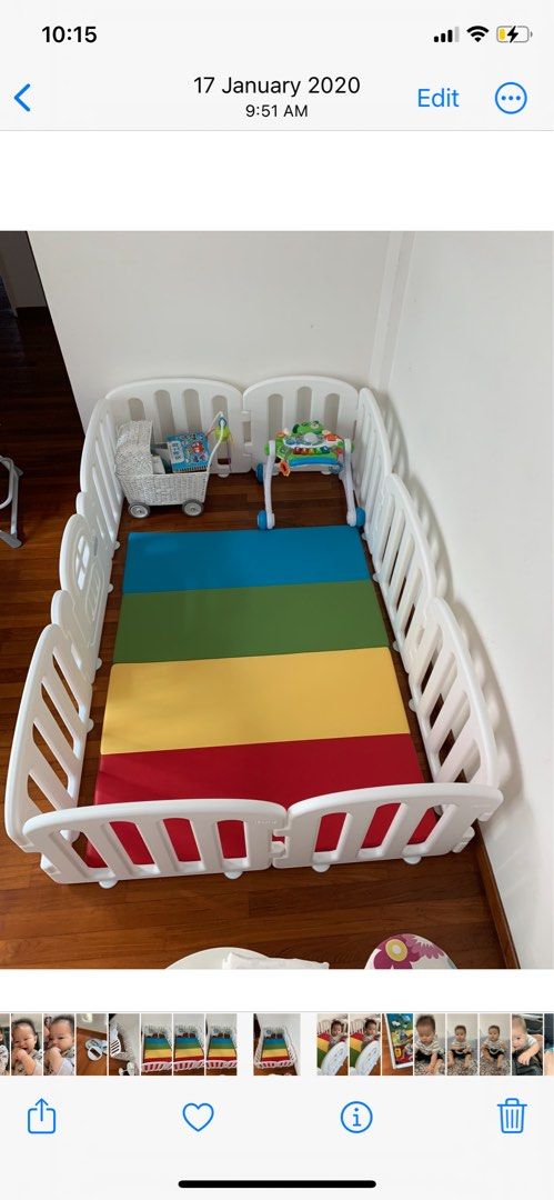 IFAM Baby FIRST Play Yard with Door Set, Babies & Kids, Infant Playtime ...