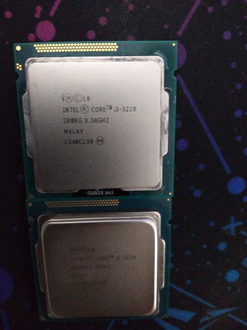 Intel 3rd Gen Processor i3-3220 CPU, Computers & Tech, Parts ...