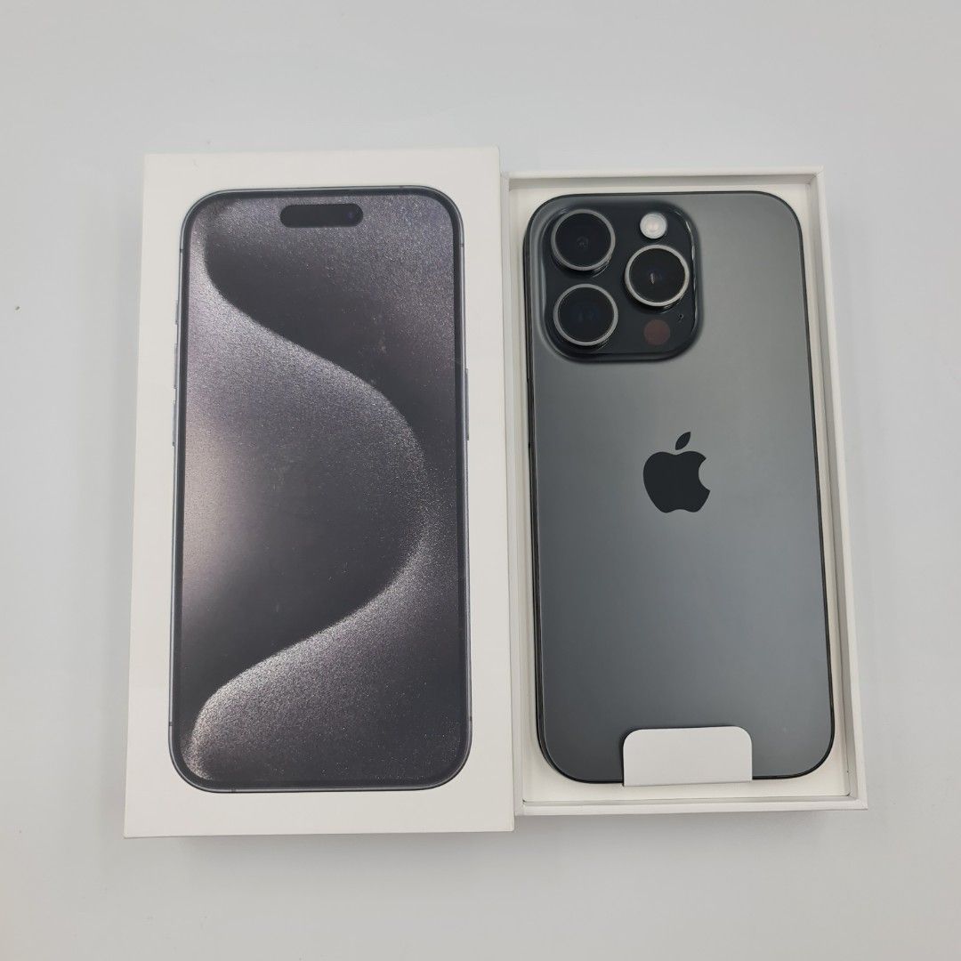 iPhone 15 Pro Black Titanium 256GB, Mobile Phones & Gadgets, Mobile ...