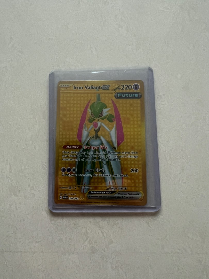 Iron Valiant EX Gold SR, Hobbies & Toys, Toys & Games on Carousell