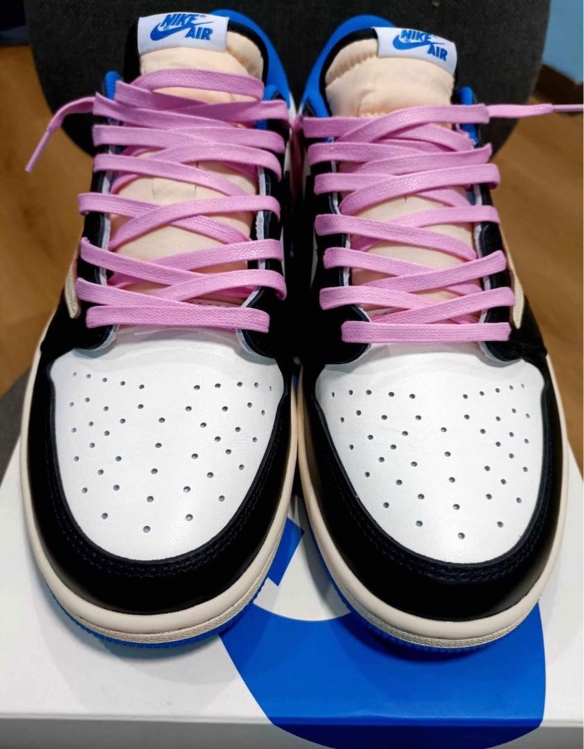 J1 travis scott low, Men's Fashion, Footwear, Sneakers on Carousell