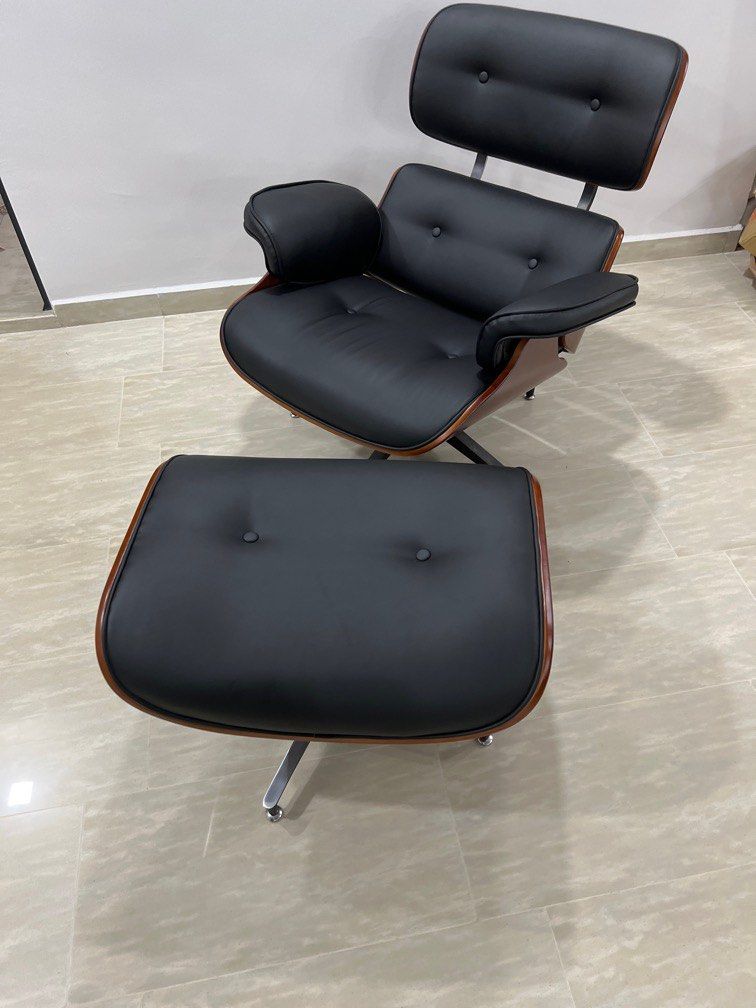 Jacob Lounge Chair (Black), Furniture & Home Living, Furniture, Chairs ...