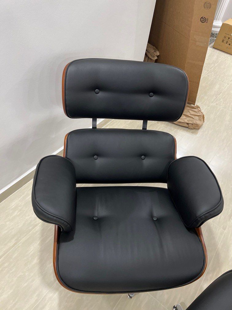 Jacob Lounge Chair (Black), Furniture & Home Living, Furniture, Chairs ...