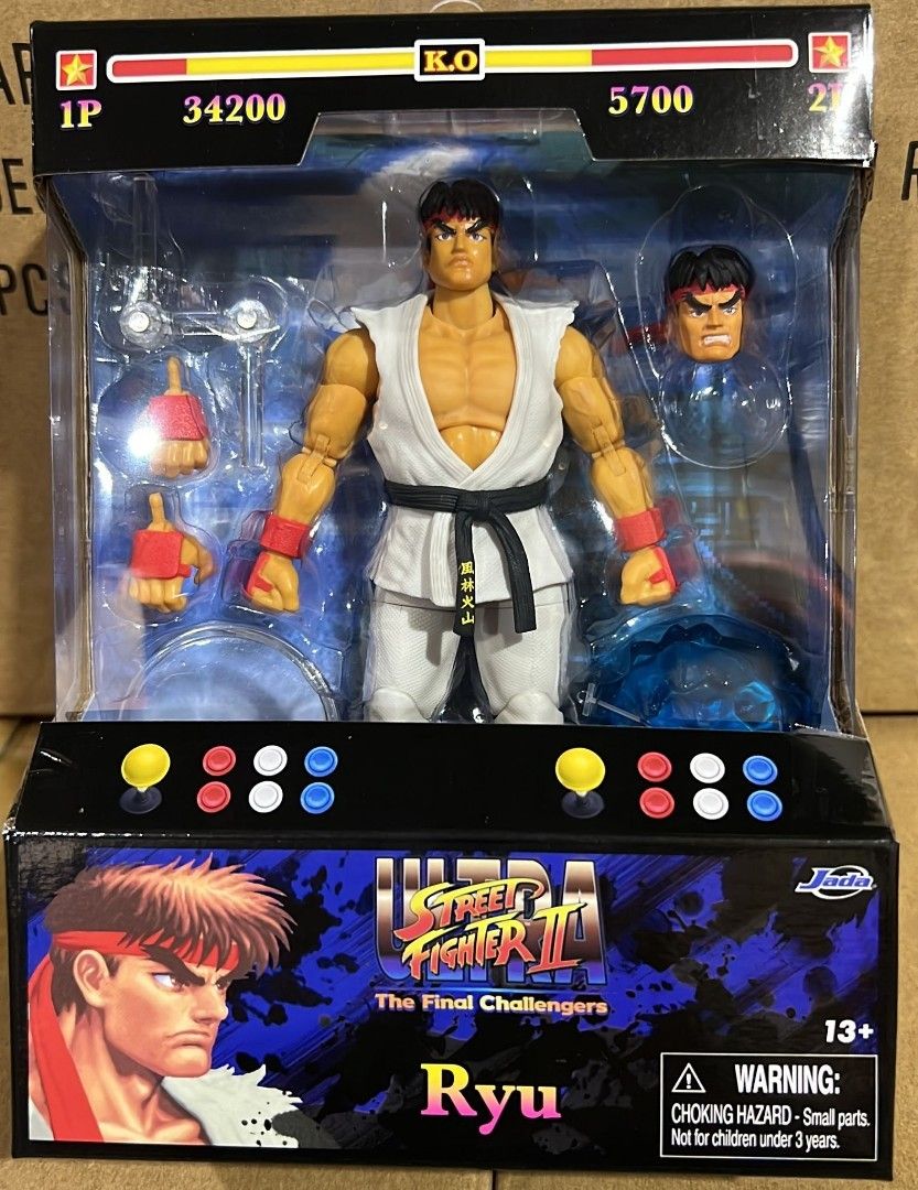 Jada Toys Ultra Street Fighter II: The Final Challengers - 6" Ryu, Chun-Li, Fei Long, Hobbies ...