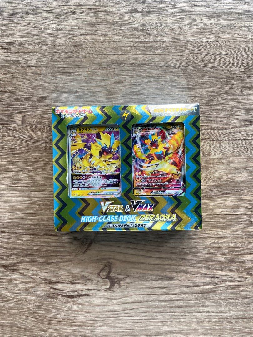 Japan exclusive Zeraora Vstar and VMax starter deck, Hobbies & Toys ...