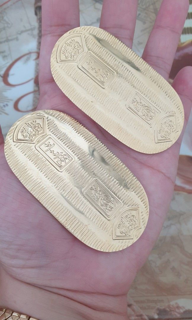 JAPANESE GOLD KOBAN 1 RYO SAMURAI ERA GOLD COIN, Women's Fashion ...