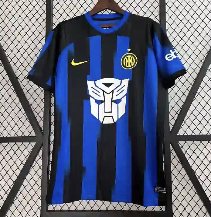 JERSI INTER MILAN X TRANSFORMERS 23/24, Men's Fashion, Activewear on ...