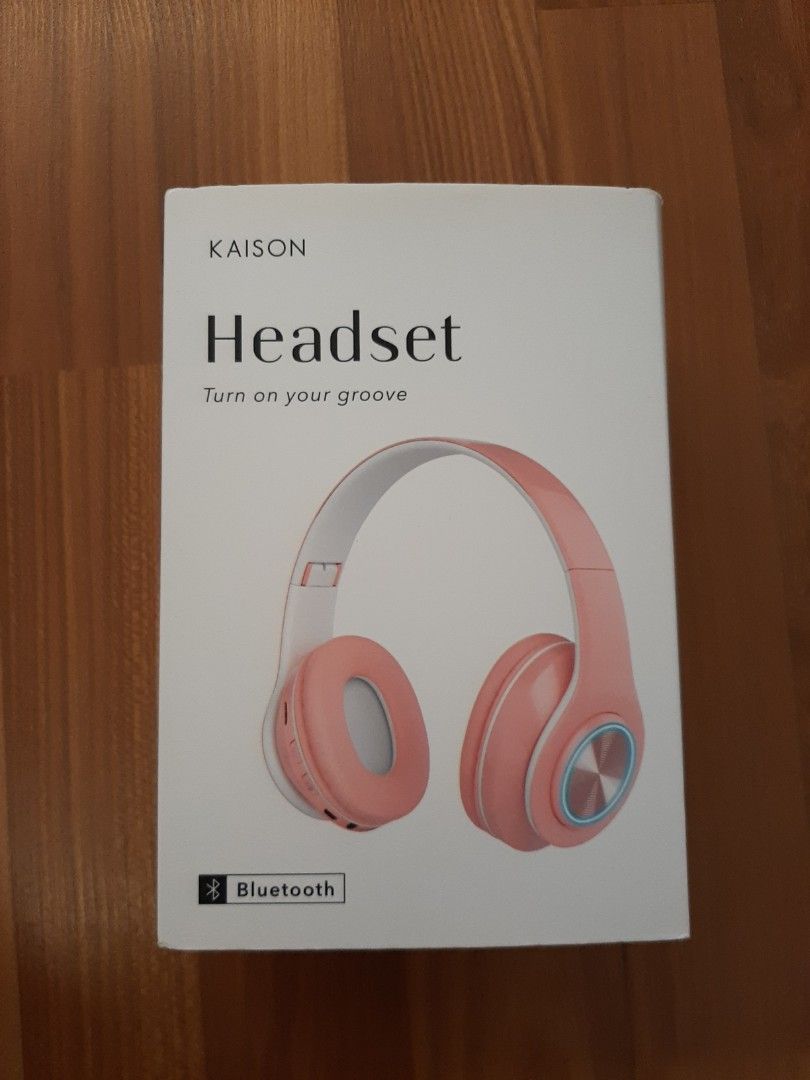 KAISON headphones (PINK), Audio, Headphones & Headsets on Carousell