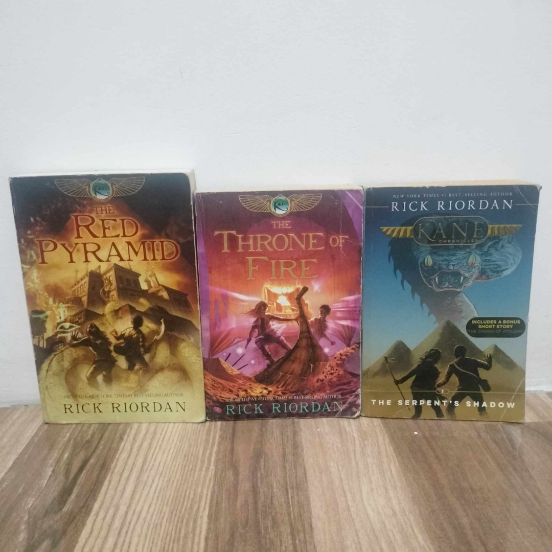 KANE CHRONICLES Book 1-3 (Sold as Set), Hobbies & Toys, Books & Magazines, Fiction & Non-Fiction ...