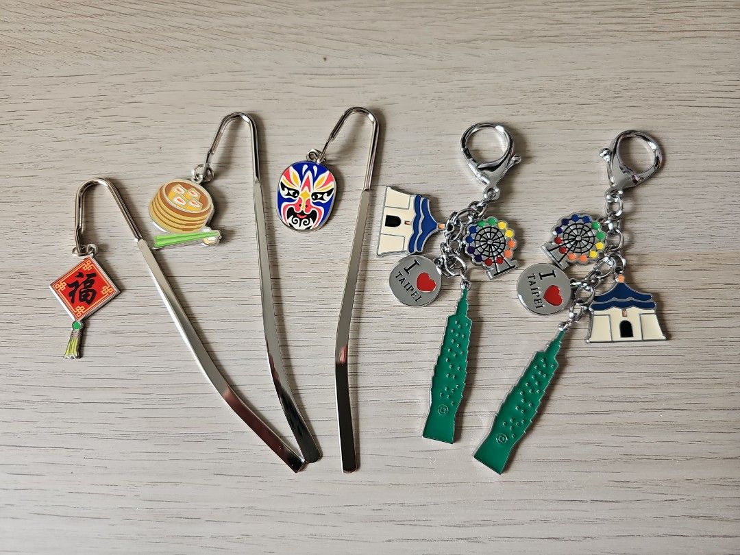 Keychains and Bookmarks from Taiwan and Hong Kong, Hobbies & Toys ...