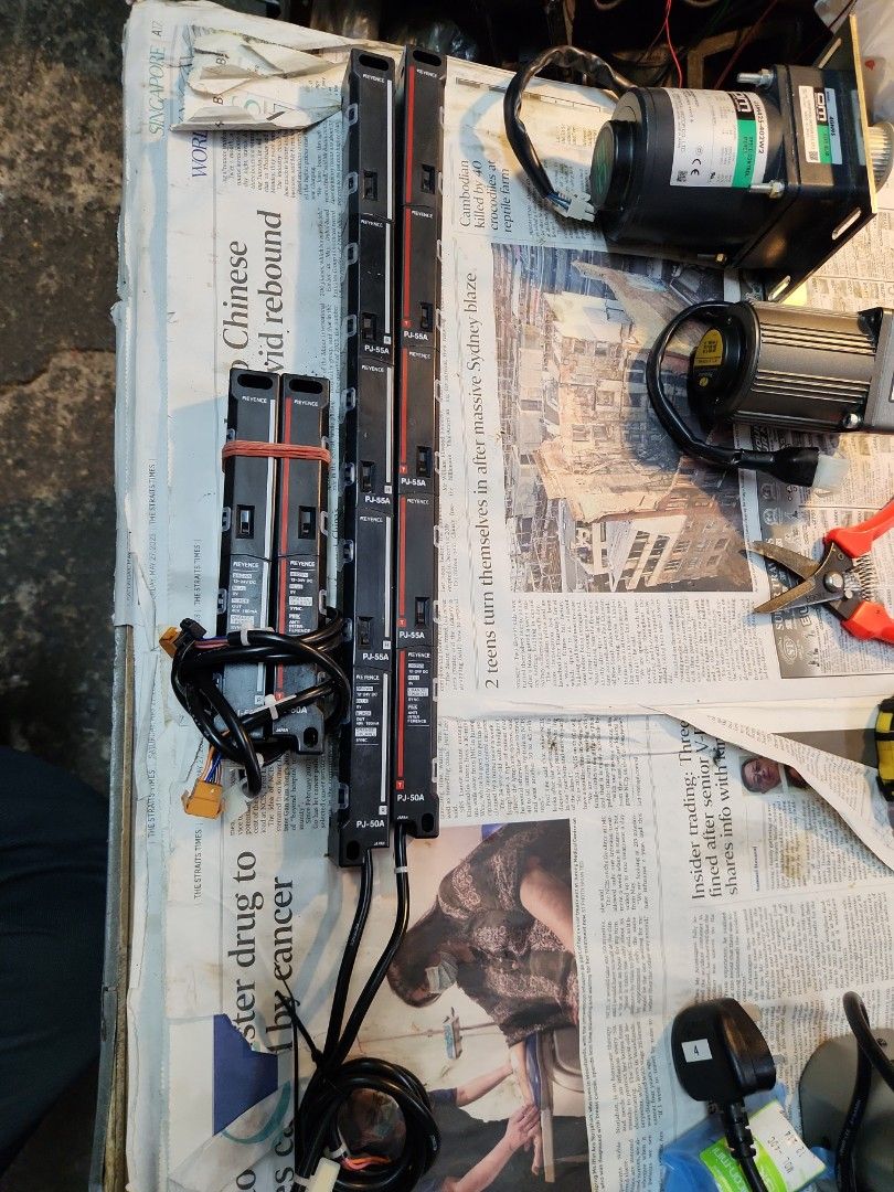 KEYENCE SAFETY SENSOR CURTAIN SENSOR 18CM - 100CM FULL SETS AVAIL ...