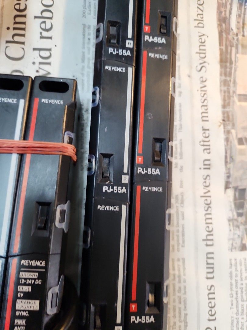 KEYENCE SAFETY SENSOR CURTAIN SENSOR 18CM - 100CM FULL SETS AVAIL ...