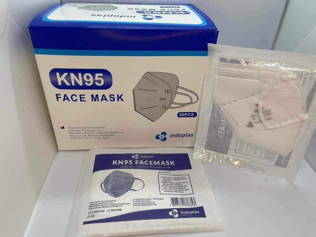 kn95 indoplas 50pcs per box, Health & Nutrition, Face Masks & Face ...