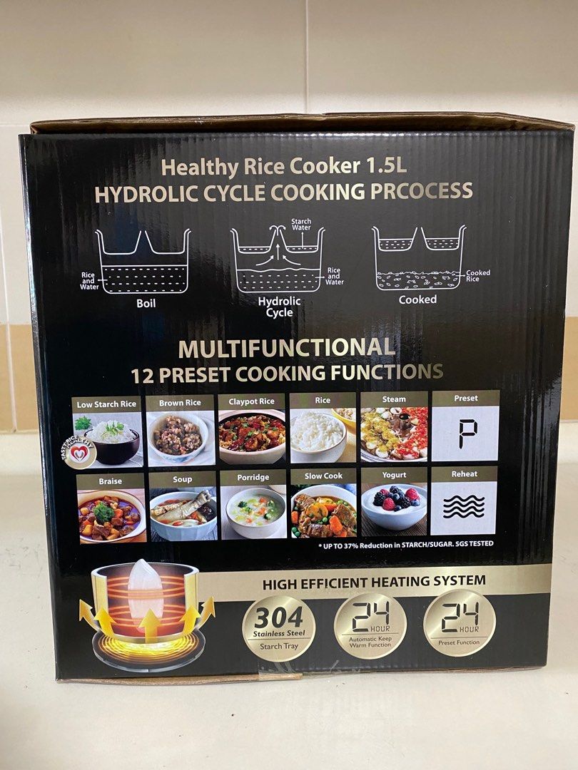 La Gourmet Healthy Rice Cooker (Limited Edition), TV & Home Appliances ...