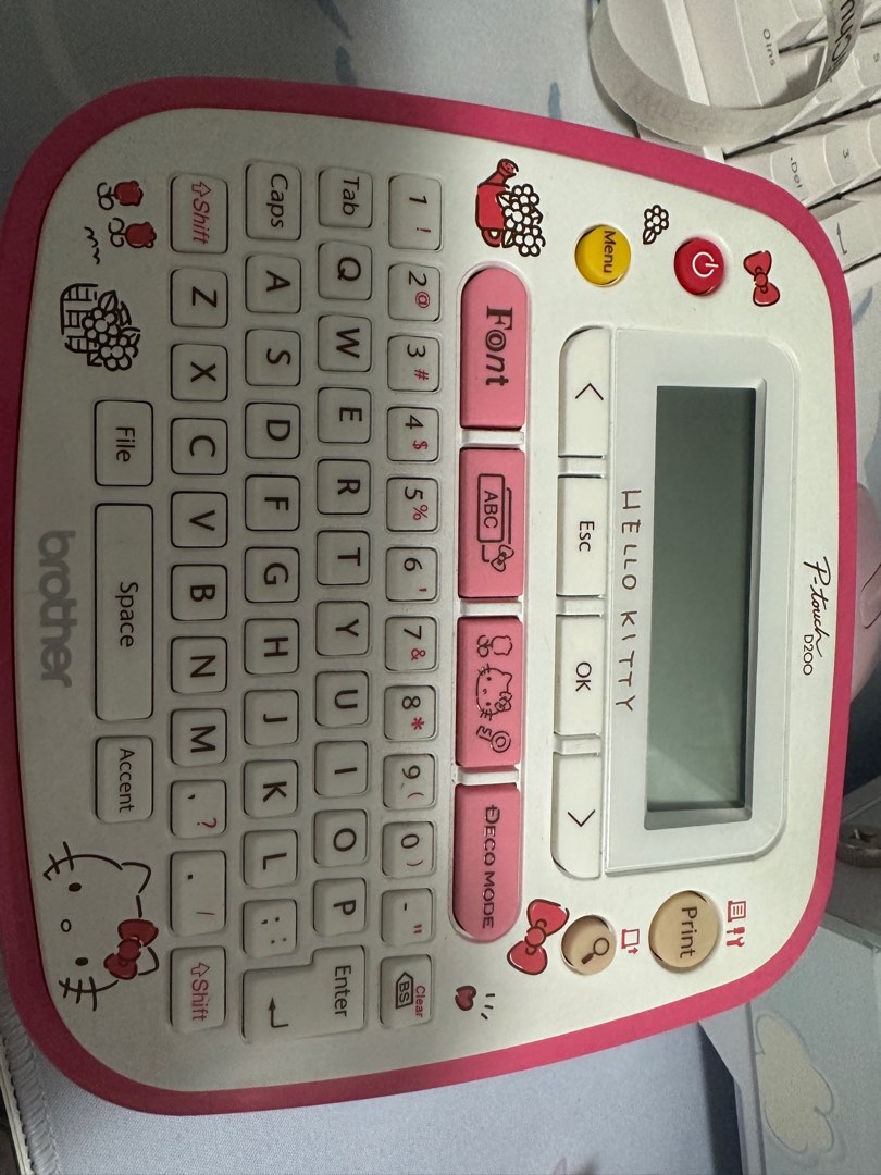 Label marker machine brother hello kitty, Computers & Tech, Printers ...