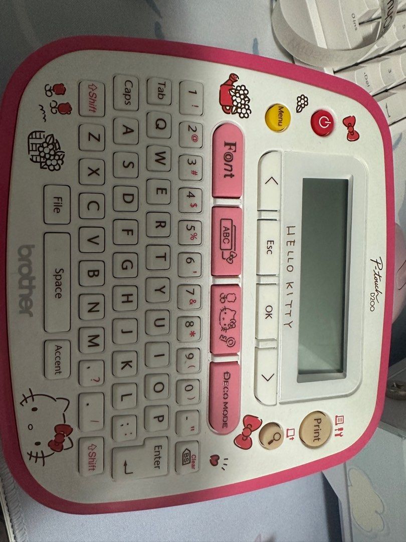 Label marker machine brother hello kitty, Computers & Tech, Printers ...