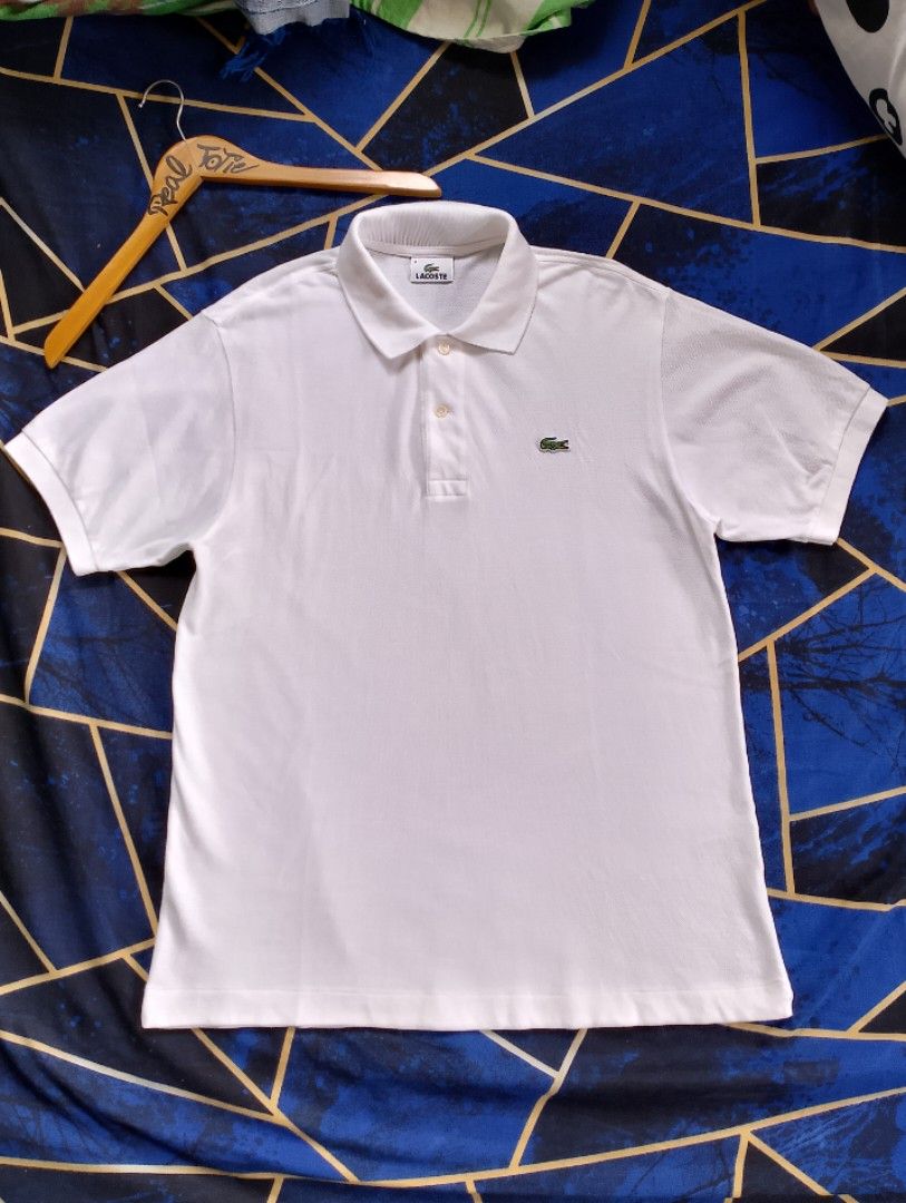 Lacoste white, Men's Fashion, Tops & Sets, Tshirts & Polo Shirts on ...