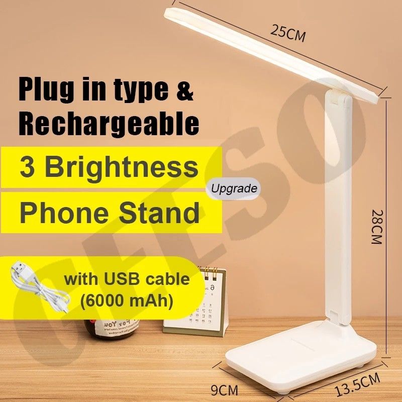 LED Reading Desk Lamp Foldable, Furniture & Home Living, Lighting ...