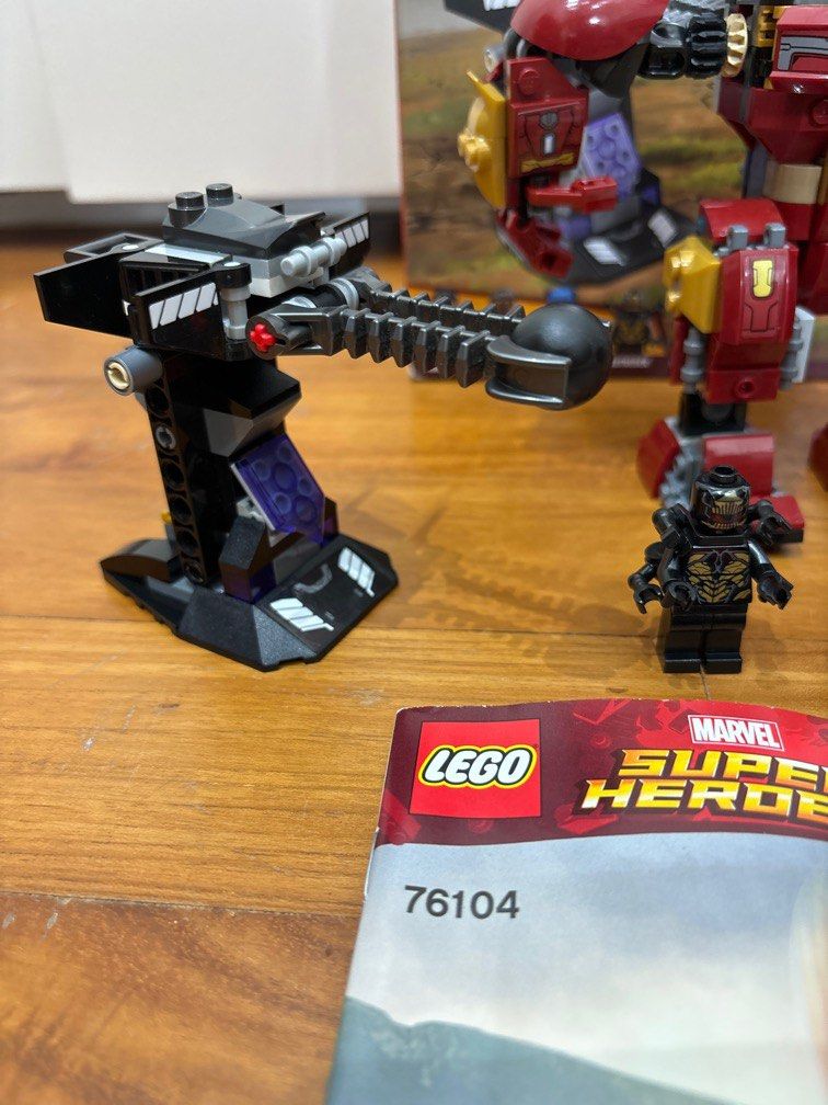 Lego Marvel Super Heroes 76104. The Hulkbuster Smash, Hobbies & Toys ...