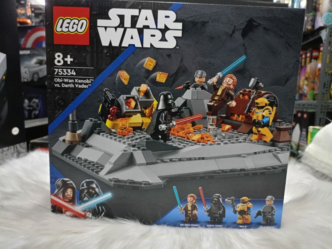 Lego Star Wars 75334 Obi Wan Kenobi vs Darth Vader 75334, Hobbies ...