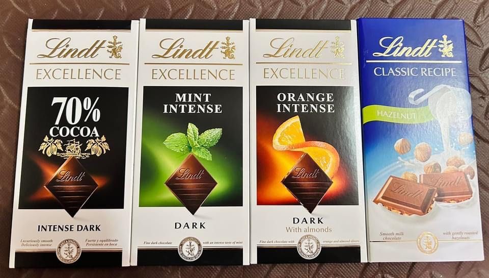 Lindt Chocolate Bar, Food & Drinks, Other Food & Drinks on Carousell
