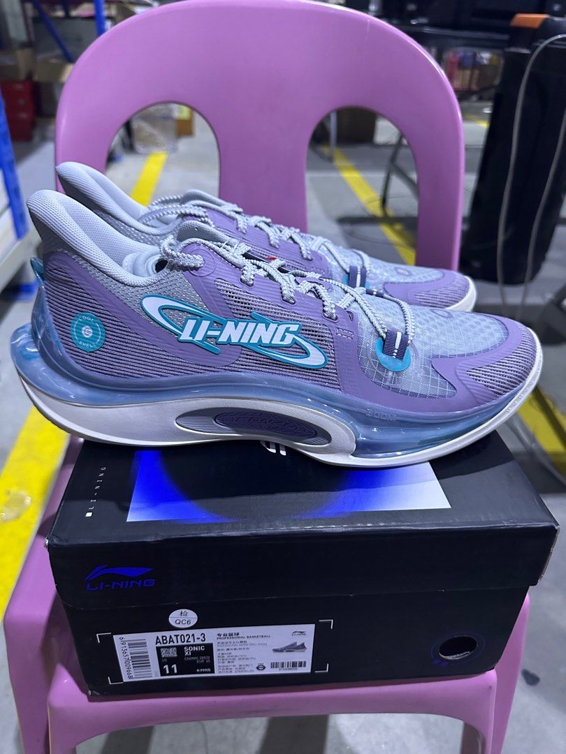 LiNing Sonic X1- Violet, Men's Fashion, Footwear, Sneakers on Carousell