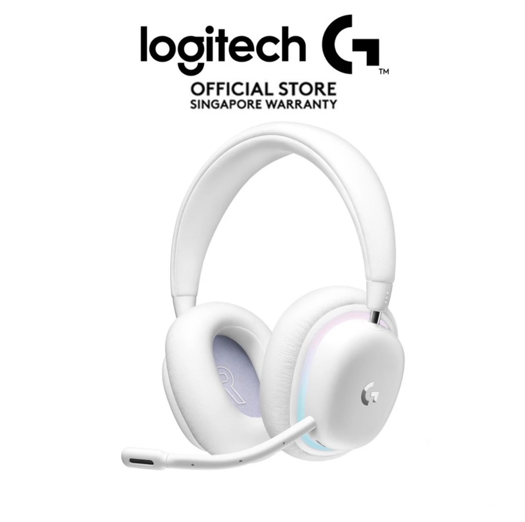 Logitech Aurora G735 wireless gaming headset, Lightsync RGB lighting ...