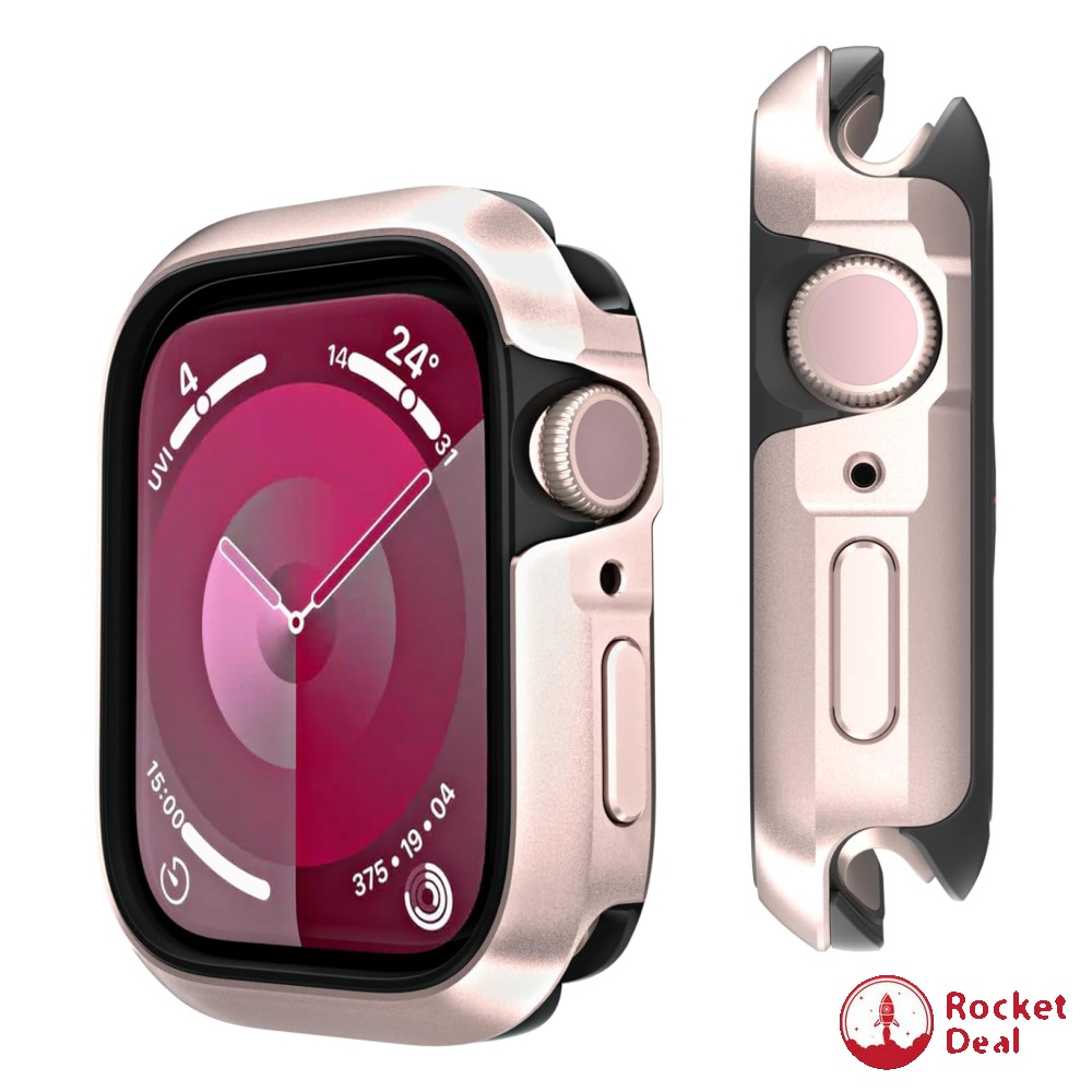MAGEASY Aircraft-Grade Aluminum Case for Apple Watch Series 9, Apple ...