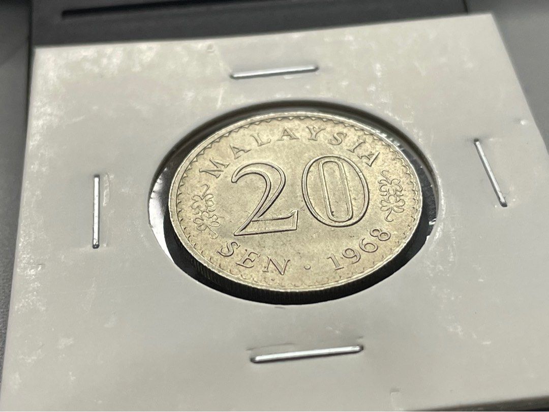 Malaysia 20sen 1968 parliament duit lama syiling, Hobbies & Toys, Collectibles & Memorabilia ...