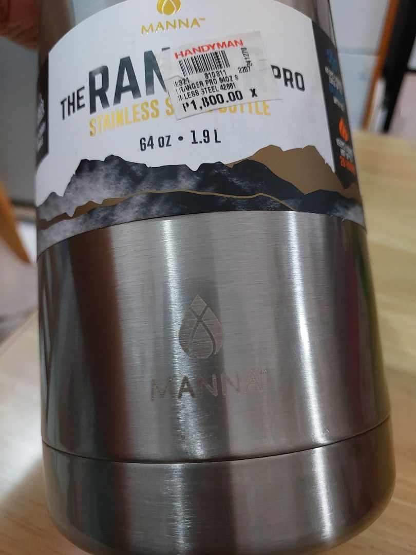 Manna The Ranger Pro Stainless steel bottle, Sports Equipment, Other ...