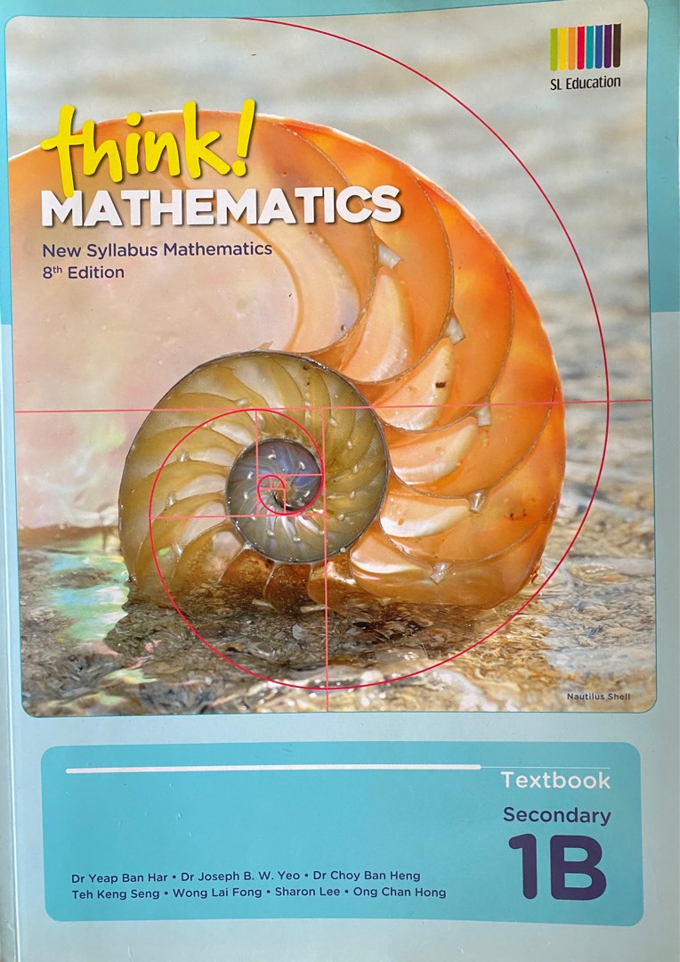 Math textbook sec 1B, Hobbies & Toys, Books & Magazines, Textbooks on ...